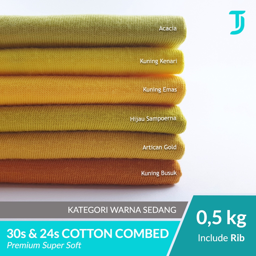 Jual 30s & 24s Cotton Combed Premium Super Soft | Kain Bahan Kaos | 0,5 ... Jual 30s & 24s Cotton Combed Premium Super Soft | Kain Bahan Kaos | 0,5 ...