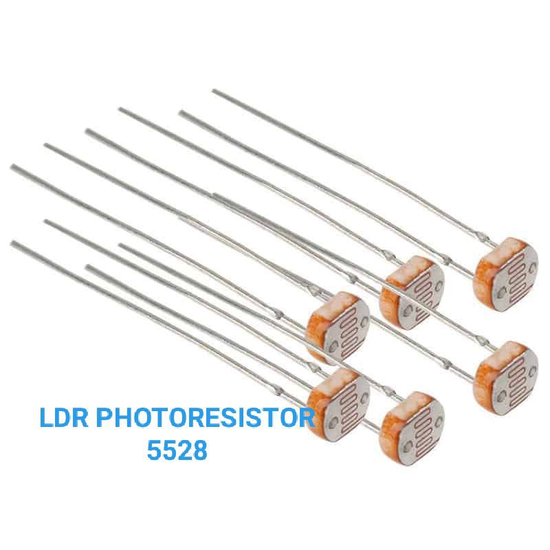 Jual LDR Sensor cahaya 5528 LDR 5mm PHOTORESISTOR | Shopee Indonesia