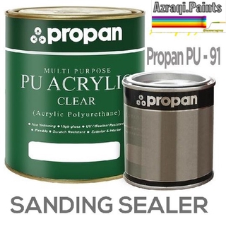 Jual PROPAN PU 91 Acrylic Exterior 2K ( 1 LITER ) CLEAR GLOSS - CLEAR ...