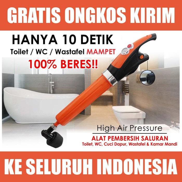 Pompa Sedot WC - Mampet Vacum Vakum WC - Toilet Plunger Pompa Toilet ...