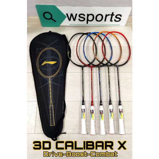 Jual Raket Badminton Lining 3D CALIBAR X Drive Boost Combat Original ...
