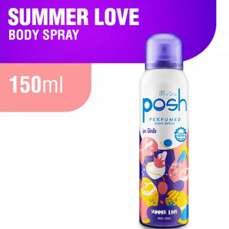 Jual POSH MEN / Women Girls Body Spray Perfumed 150ml | Shopee Indonesia