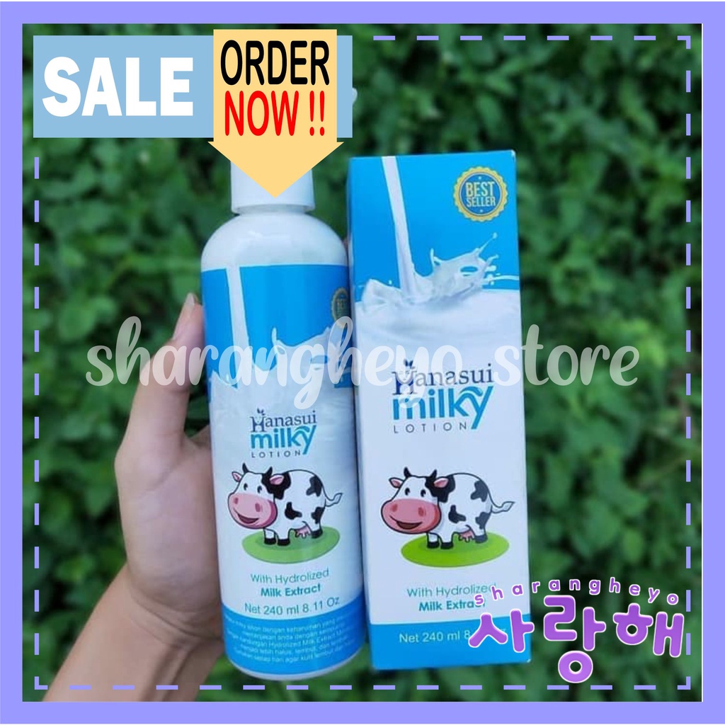 Jual Hanasui Milky Lotion BPOM / 240ml | Shopee Indonesia