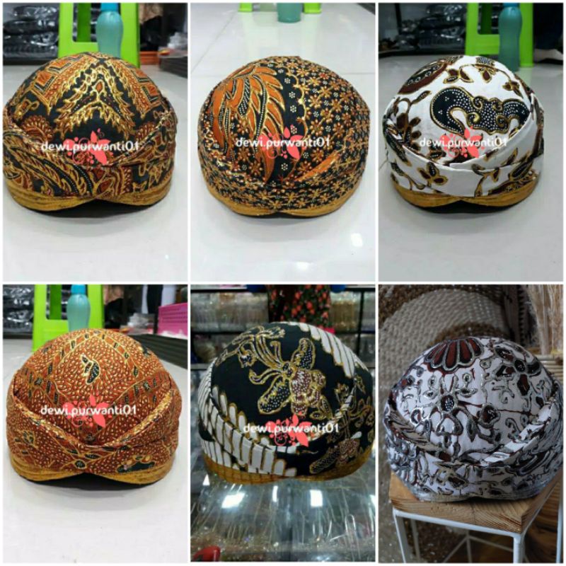 Jual Blangkon Solo Prodo/Blangkon Solo Motif Batik | Shopee Indonesia