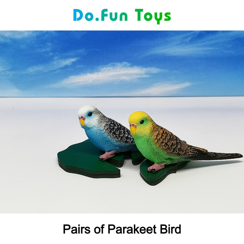 Jual Animal Figurine | PARAKEET BIRD / Mainan Miniatur Binatang Burung ...