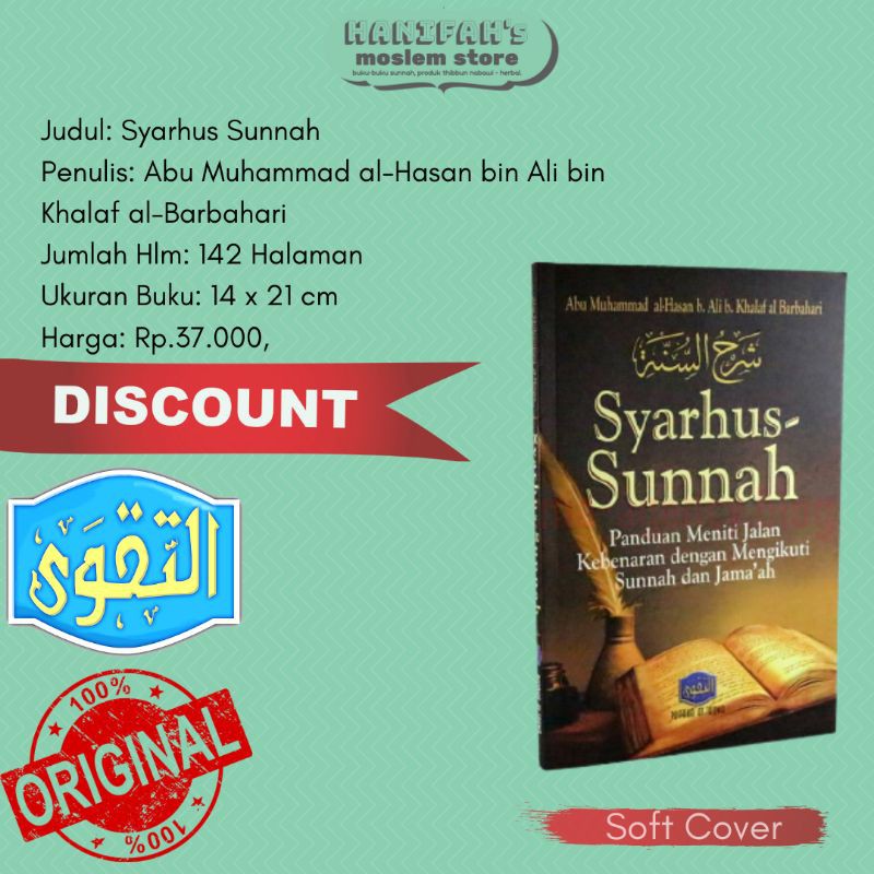Jual Syarhus Sunnah Al Barbahari Panduan Meniti Jalan Kebenaran Pustaka ...