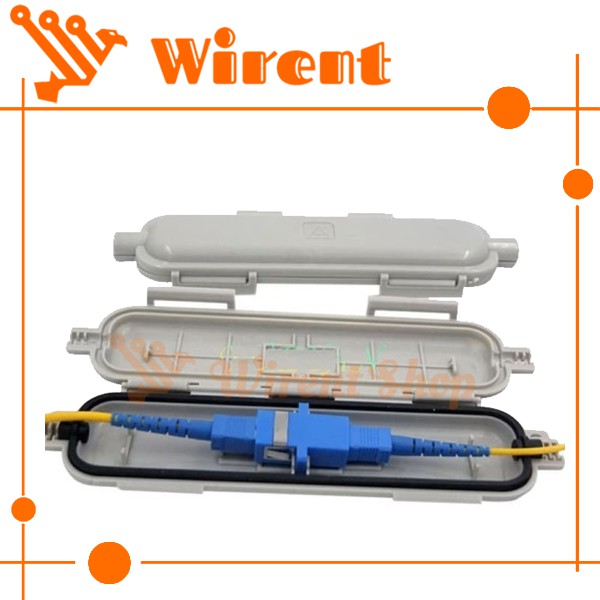 Jual Fiber Optic Protection BOX SC Adapter |FTTH Waterproof Join BOX ...