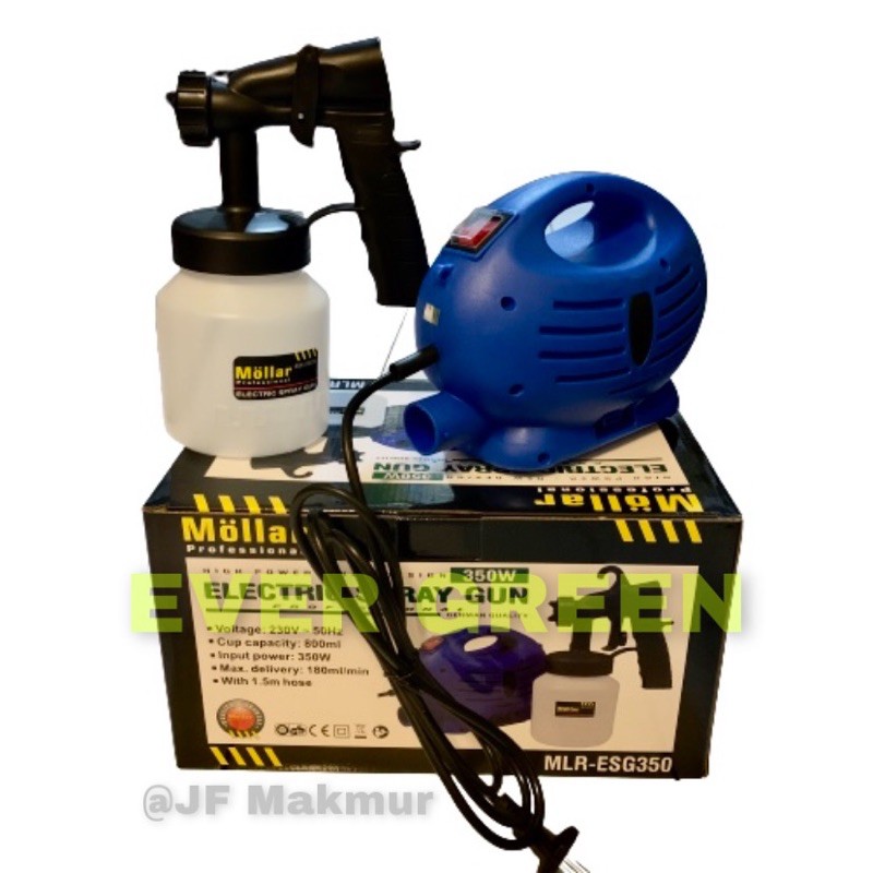Jual Mesin Alat Semprotan Cat Elektric Spray Gun Paint Zoom Otomatis ...
