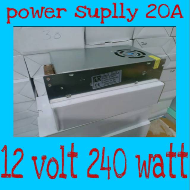Jual Power suplly 20A power suplly 12 volt 20 amper | Shopee Indonesia