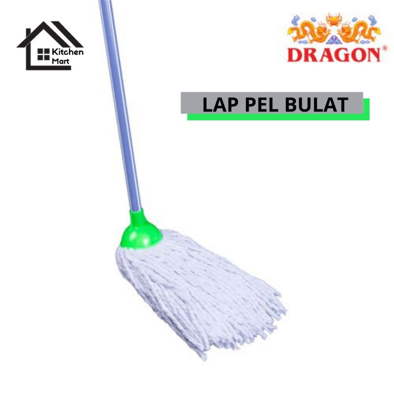 Jual Lap Pel Mop Dragon Obor Lap Pel Dragon Bulat | Shopee Indonesia