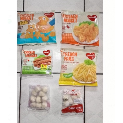 Jual Paket hemat Belfoods 7 Frozen Food Murah | Nugget Kentang Sosis ...