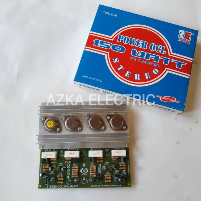 Kit Power Amplifier OCL 150W Stereo TR Jengkol | Shopee Indonesia