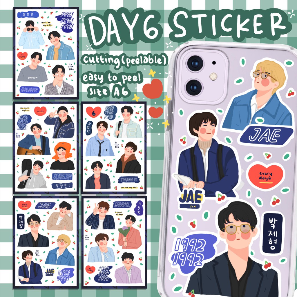 Jual Day6 Sticker Cutting / Day6 Stiker | Shopee Indonesia