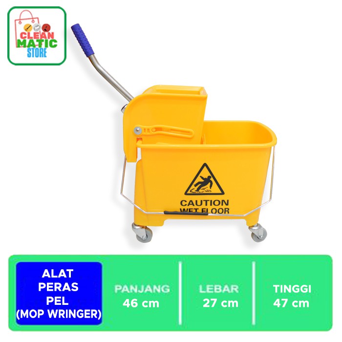 Jual Clean Matic - Alat Peras Pel ( Mop Wringer ) | Shopee Indonesia
