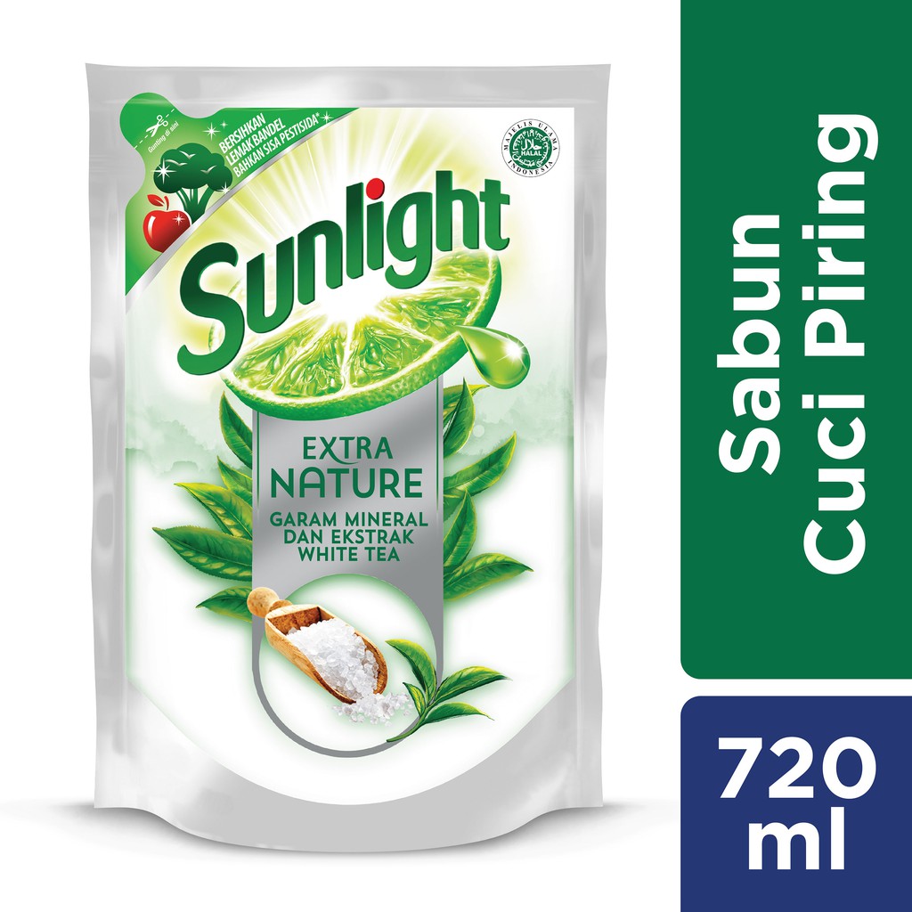 Jual Sunlight Extra Nature Refill 720Ml Indonesia|Shopee Indonesia