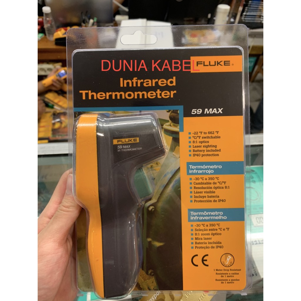 Jual Thermometer Infrared Termometer Gun 59 max 59max Fluke Ori 100% ...
