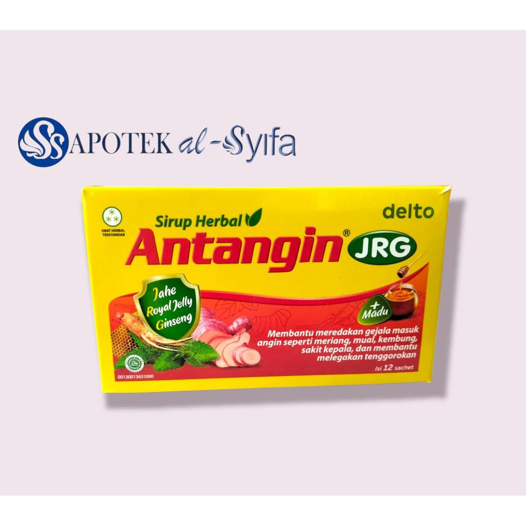 Jual Antangin JRG Sirup Herbal Sachet (1 box isi 12 sachet) | Shopee ...