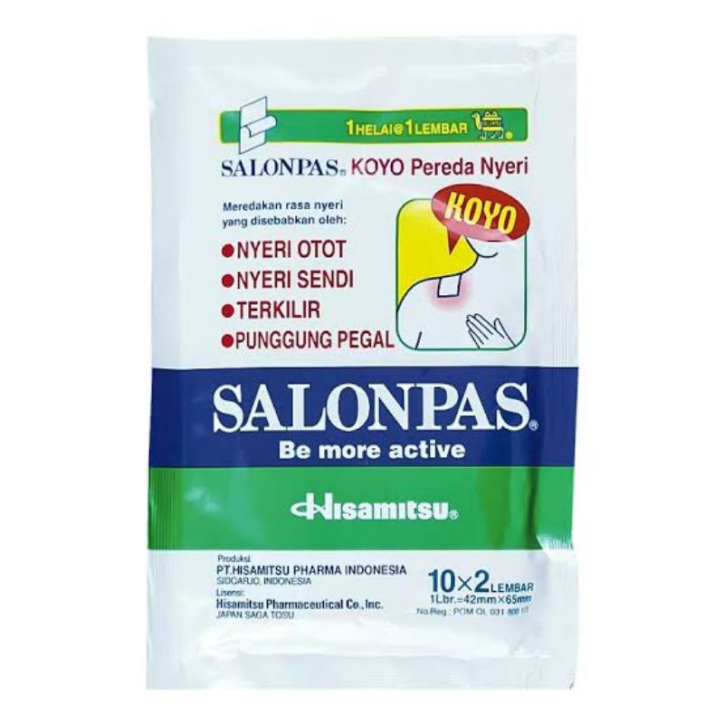 Jual Salonpas Koyo - 1 sachets @ 12 lembar | Shopee Indonesia
