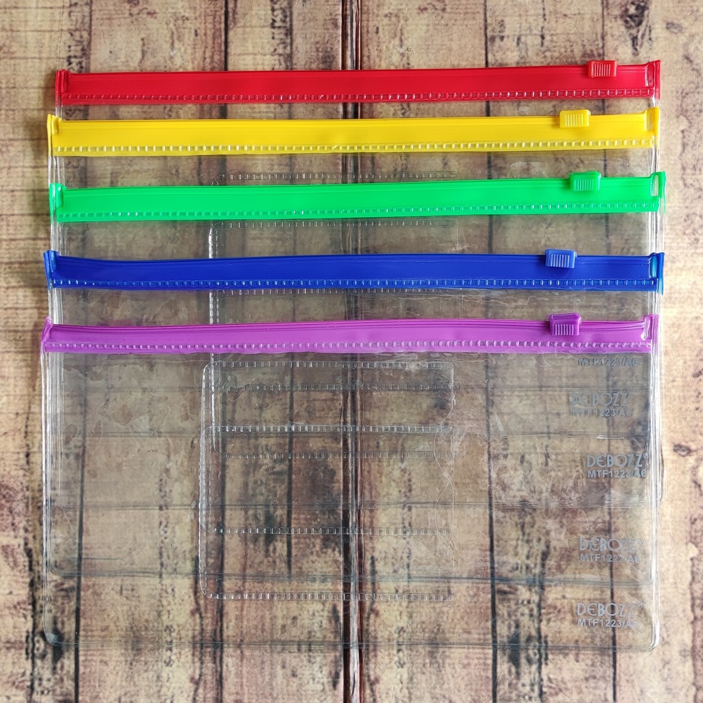 Jual Map Plastik Ziplock Debozz A6 - Zipper Bag Tahan Air A6 - Map ...