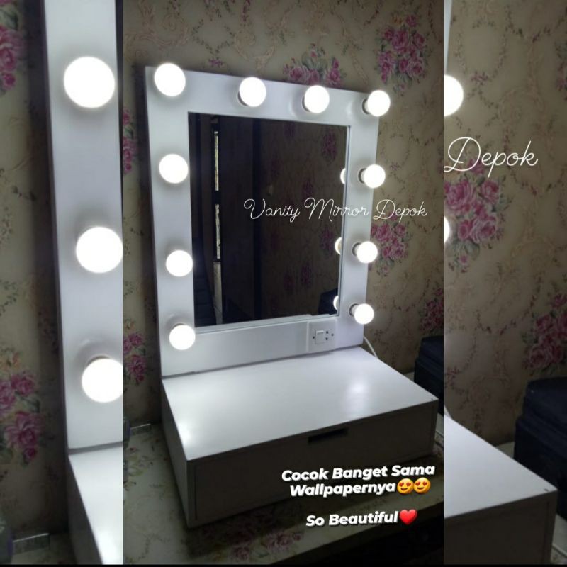 Jual Vanity Mirror Uk 70x50 (Panjang) | Shopee Indonesia