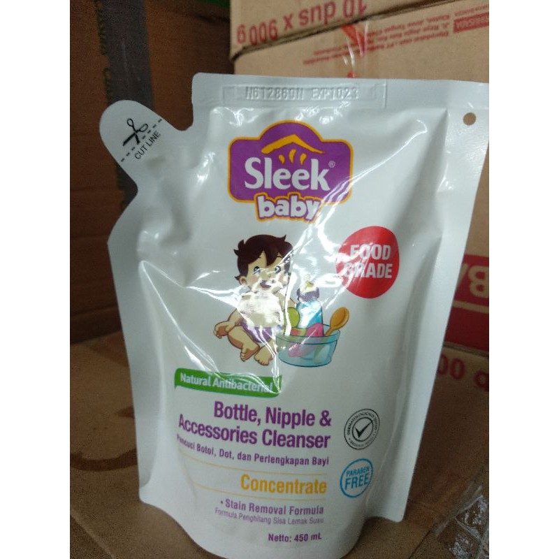 Jual SLEEK BABY 450ML BOTTLE DAN SLEEK BABY LAUNDRY DETERGENT 450ML ...