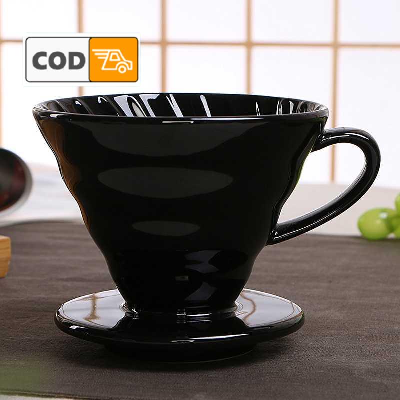 Jual Alat Penyaring Kopi V60 Gelas Keramik Filter Dripper Ampas Bubuk ... Jual Alat Penyaring Kopi V60 Gelas Keramik Filter Dripper Ampas Bubuk ...