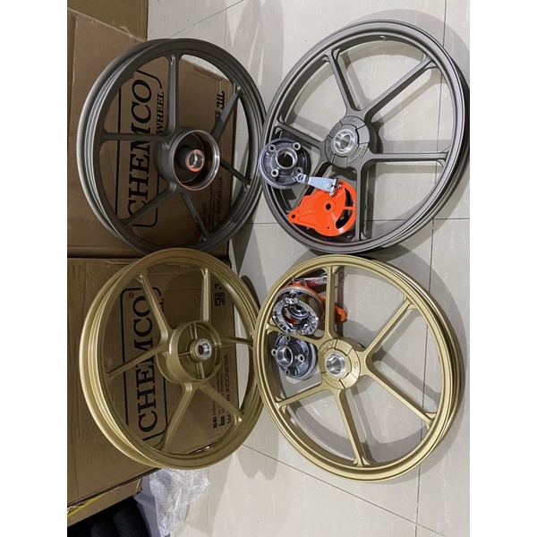 Jual velg brt gold velg BRT Jupiter gold dan titanium silver set ...