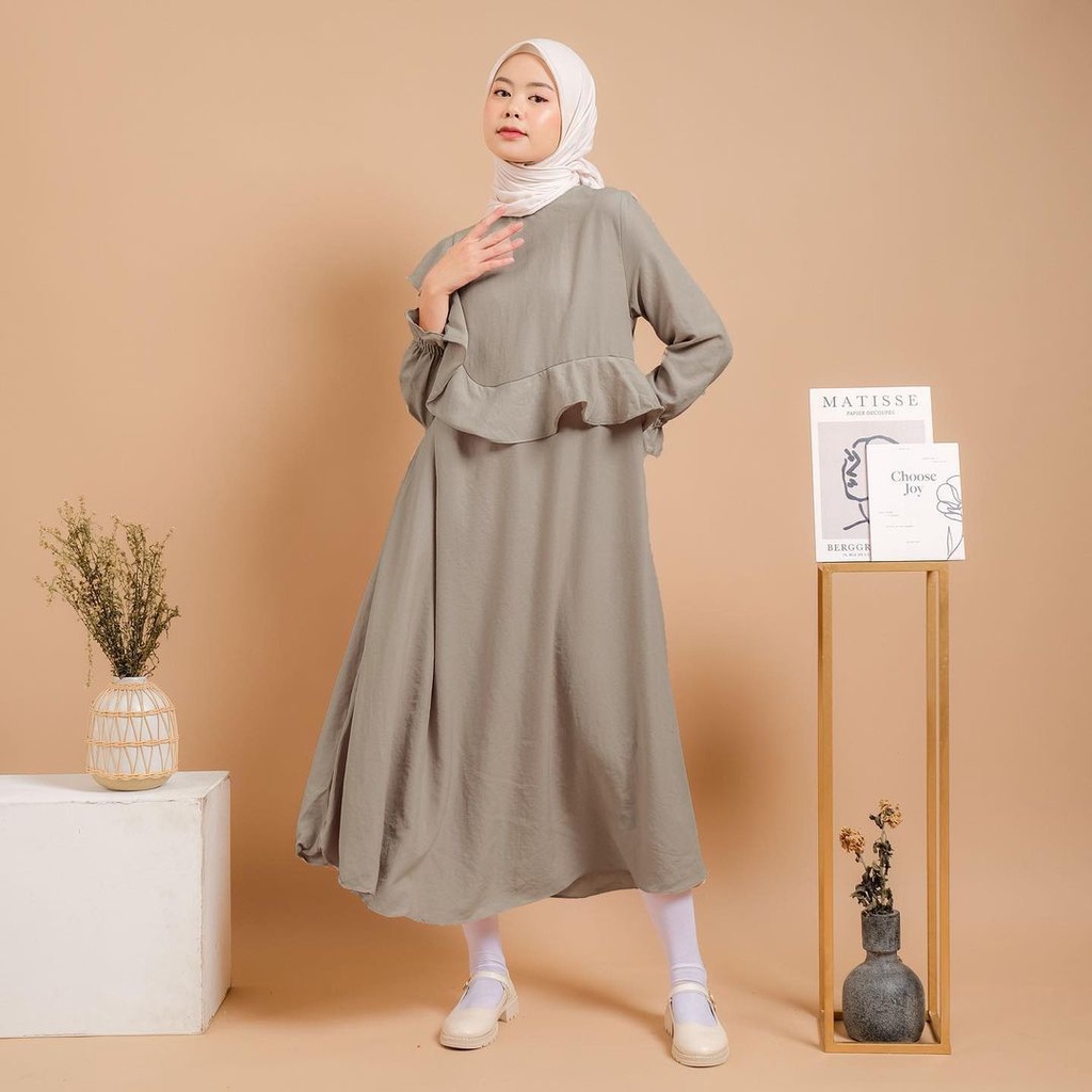 Jual BRIZZY MIDIDRESS MAY OUTFIT MAYOUTFIT | Shopee Indonesia