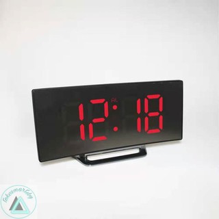 Jam Digital Meja LED Mirror Alarm Clock DT 6507 / Merah Hijau Putih ...