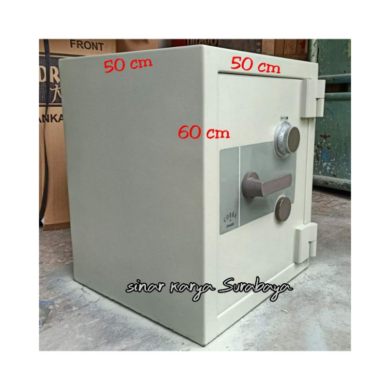 Jual brankas Chubb cobra tinggi 60 cm bekas tahan api safety box rekondisi | Shopee Indonesia