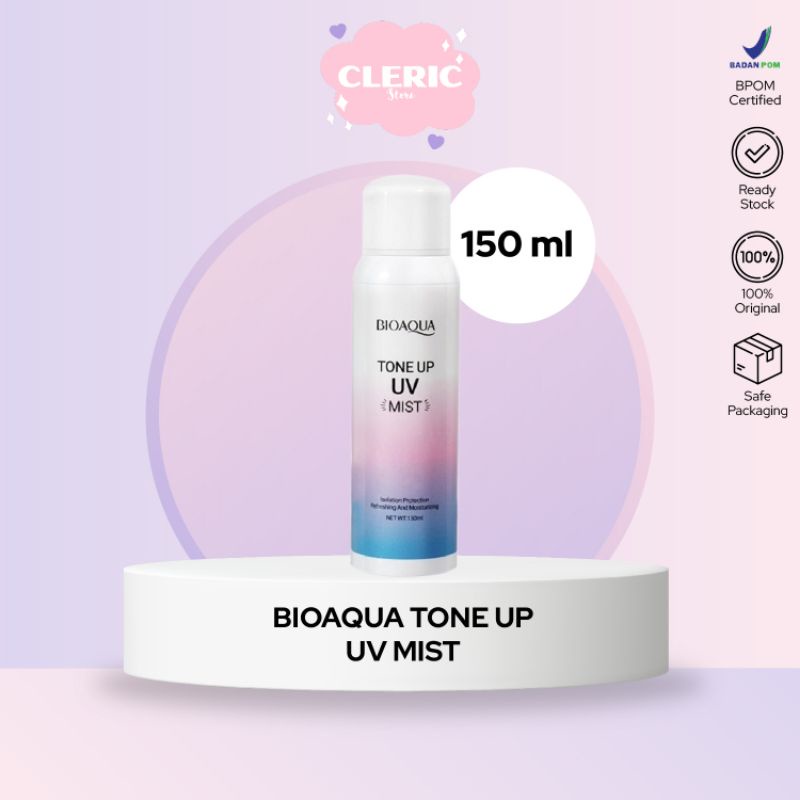 Jual BIOAQUA TONE UP UV MIST SPRAY FACE MIST PENCERAH BADAN DAN WAJAH ...