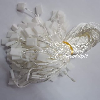 Jual tali hang tag hangtag hangtang string pin nilon ropepin rope pins ...