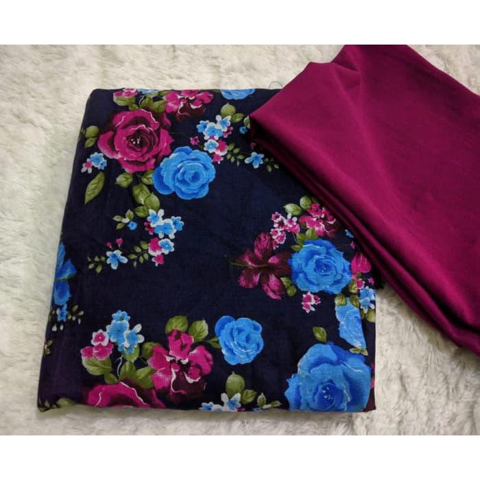 Jual Kain Katun Rami Motif Bunga /0,5Meter Murah | Shopee Indonesia