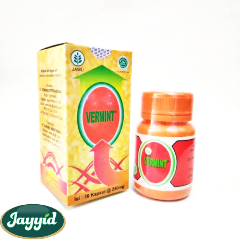 Jual Vermint Kapsul Ekstrak Cacing Tanah Obat Tipes Typus Tipus ...