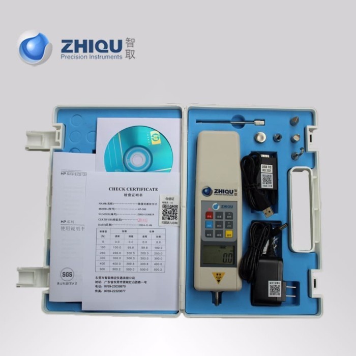 Jual New Digital Force Push Pull Gauge HP-500 50KG Dynamometer With ...