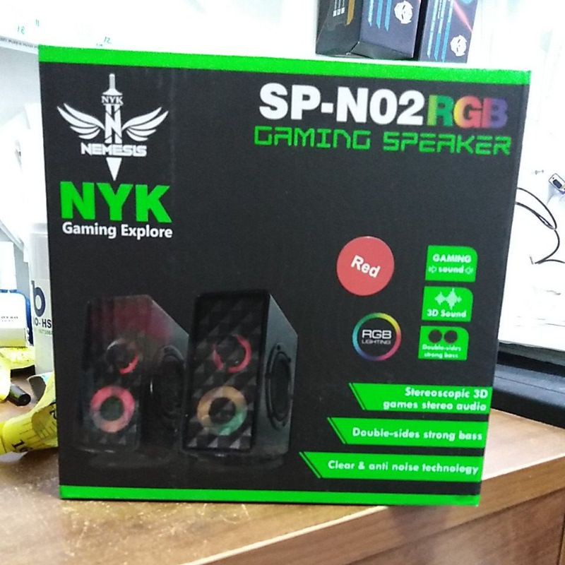 Jual NYK SP-N02 RGB Gaming Speaker | Shopee Indonesia