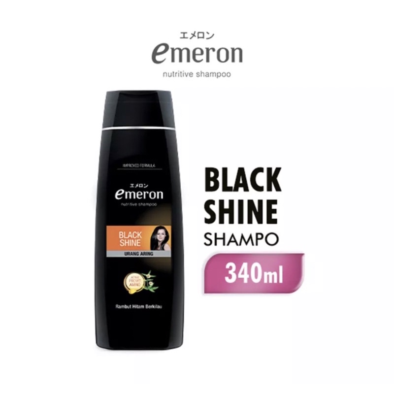 Jual Emeron shampoo anti dandruff / black shine / soft & smooth ...