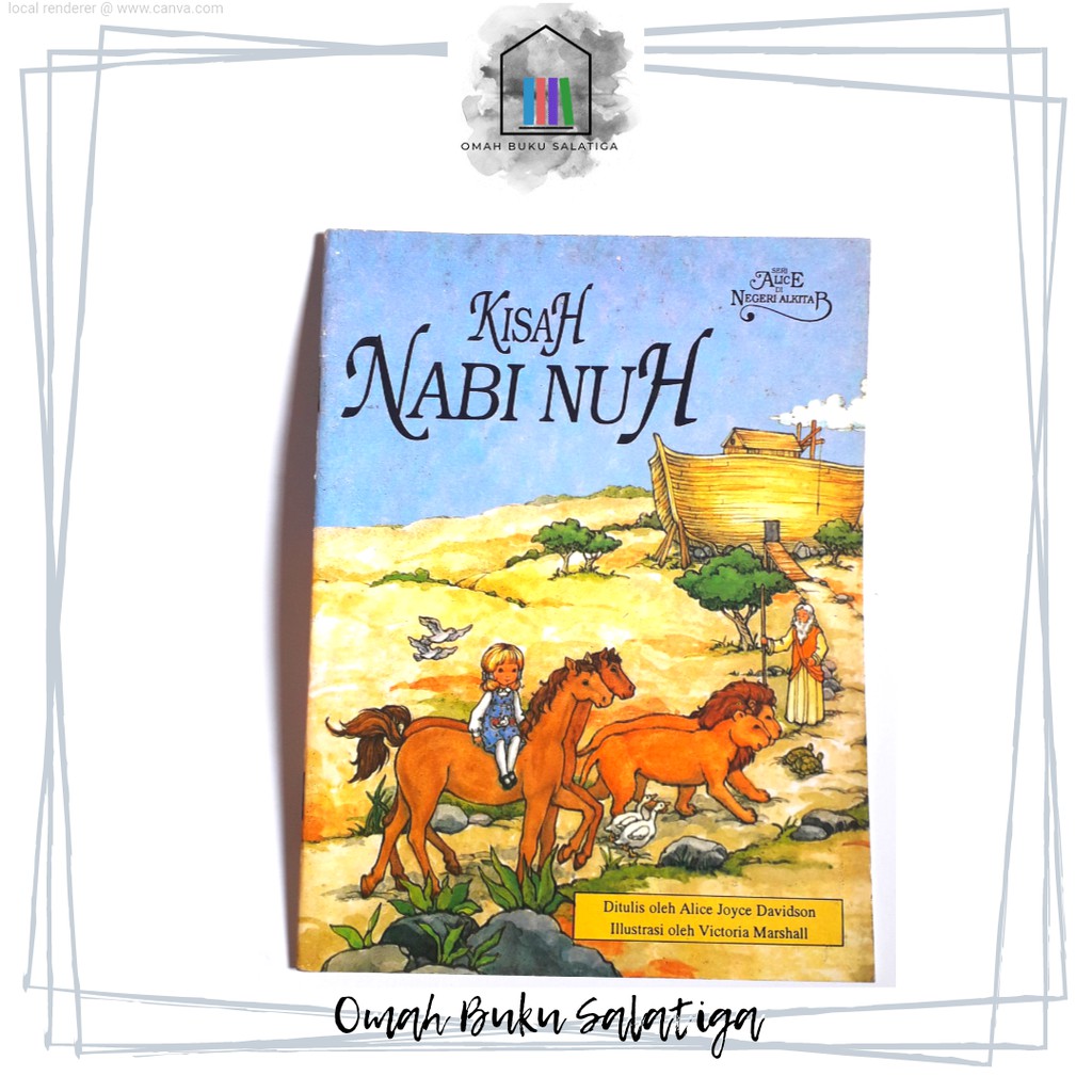 Jual buku cerita kristiani - ALICE NEGERI ALKITAB KISAH NABI NUH ...