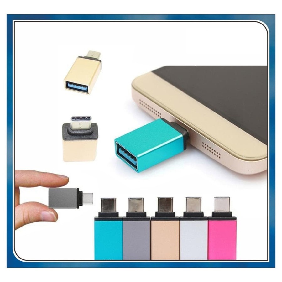 Jual OTG USB TYPE C / Sambungan Connector Type C to Normal USB port ...