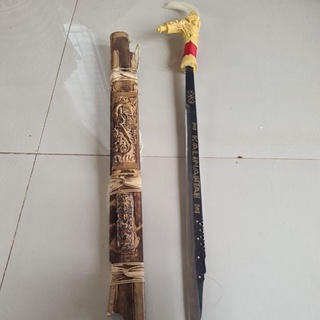 Jual Mandau Senjata khas SuKu Dayak kalimantan model bilah KALIMANTAN ...