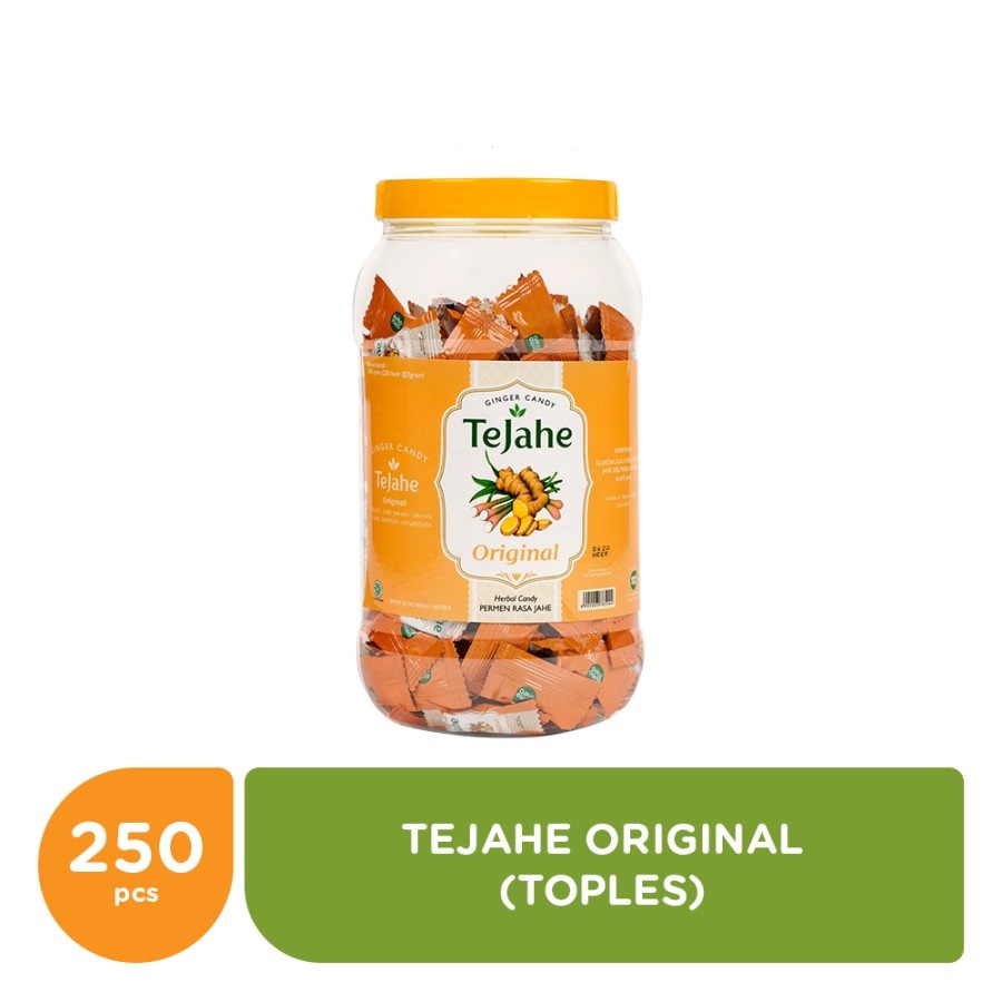 Jual PERMEN HERBAL RASA JAHE Tejahe Original Toples 250 pcs | Shopee ...