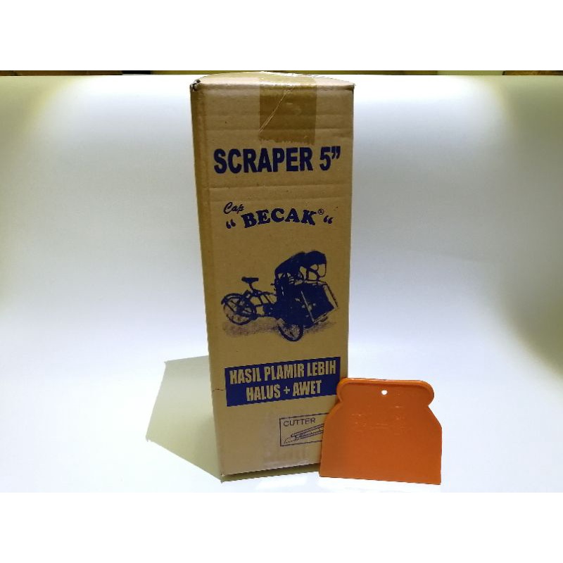 Jual SCRAPER / KAPI CAP BECAK KECIL 5 INCI | Shopee Indonesia