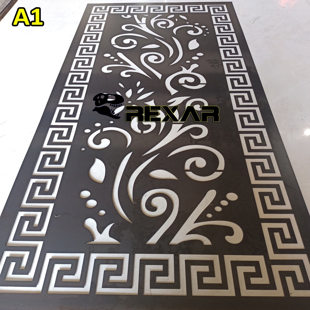 Jual Plat Motif 120x240 cm Type A / Ornamen Pagar Laser Cutting ...