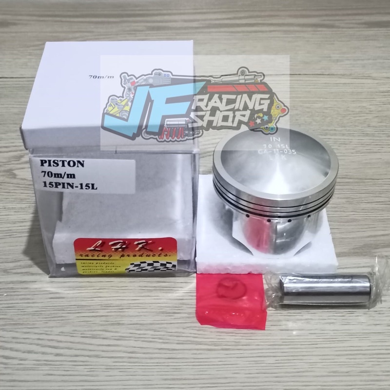 Jual PISTON SET LHK 70 pin 15 ORIGINAL LHK PISTON KIT SEHER SET RING. | Shopee Indonesia