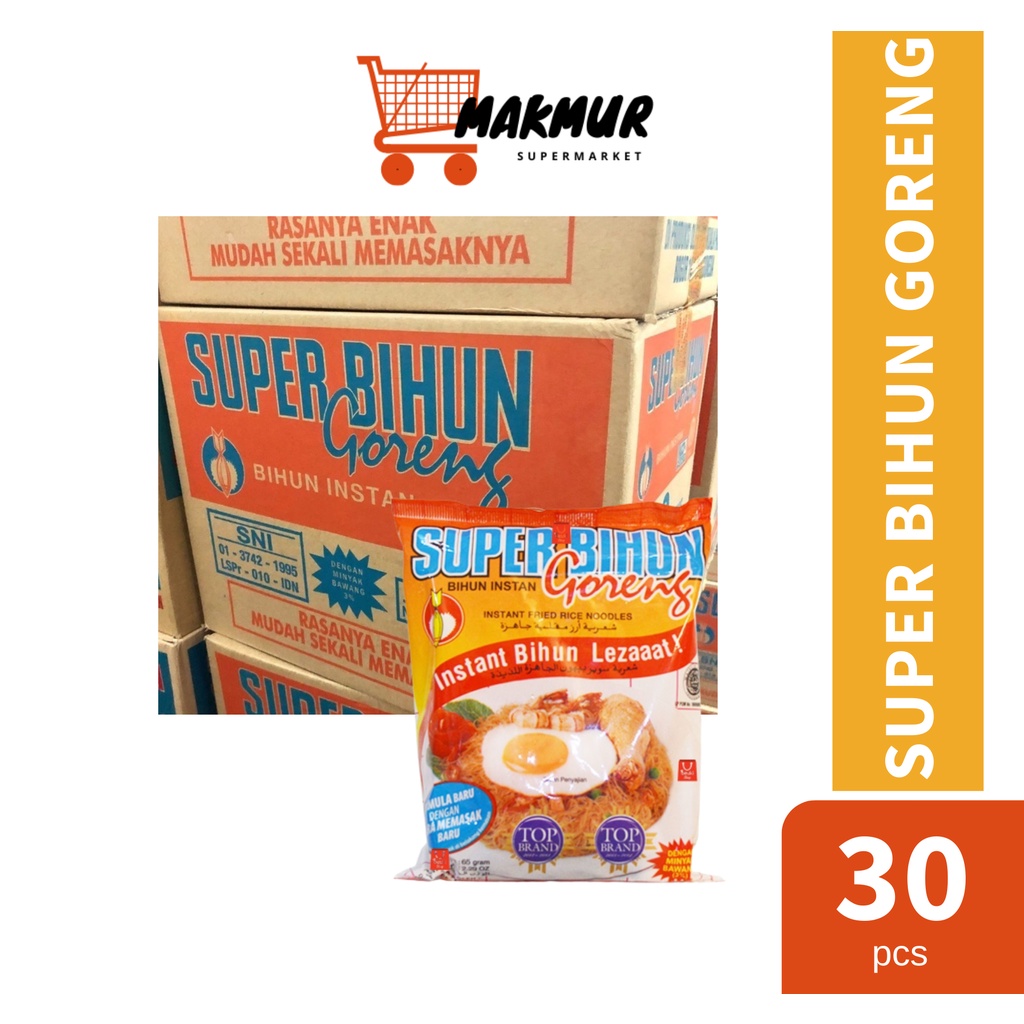 Jual Super Bihun Goreng 65 gram - 1 dus isi 30 pcs | Shopee Indonesia