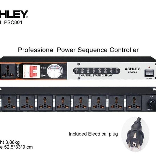 Jual Power sequencer controller ashley PD 10 power distributor original ...