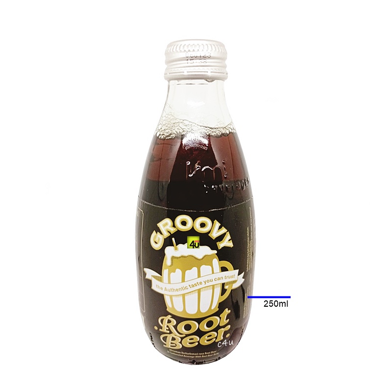 Jual GROOVY - Authentic Taste Root Beer - 250ml | Shopee Indonesia