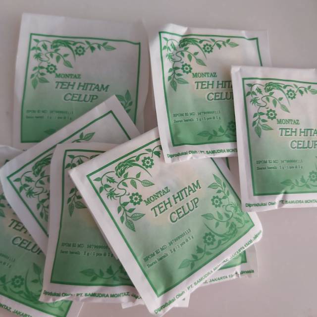 Jual Teh hitam celup merk montaz - black tea sachet montaz Indonesia ...