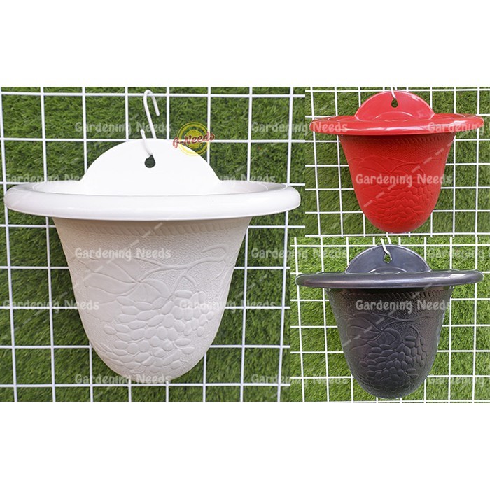 Jual Pot Anggur 01 Tempel / Dinding / Vertical Garden Putih Hitam ...