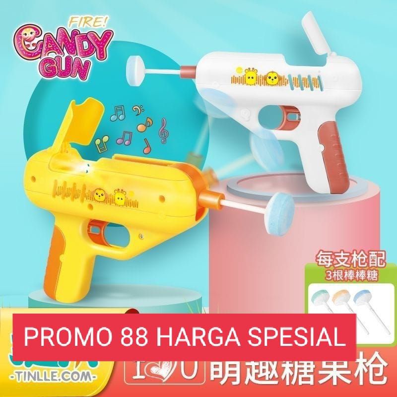 Jual Mainan Viral Pistol Permen Lolipop Candy Gun | Shopee Indonesia